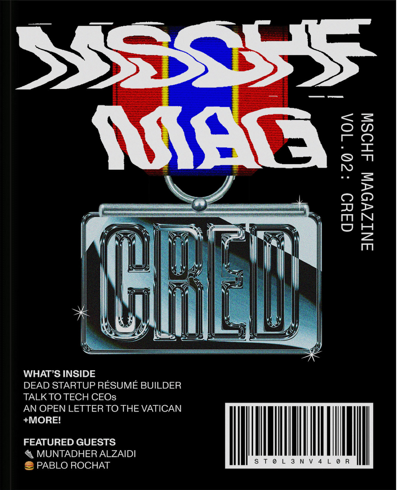 MSCHF MAG Volume 6: Eat More Meat Watch More Fox Stop Printing the ...